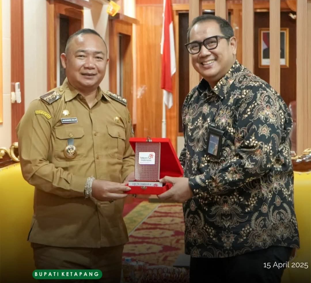 Bupati Alex Terima Kunjungan Dari PT Telkom Indonesia - Hariantribuana.co